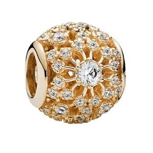 Pandora | Jewelry | Firm Retired Pandora 4k Inner Radiance Charm | Poshmark